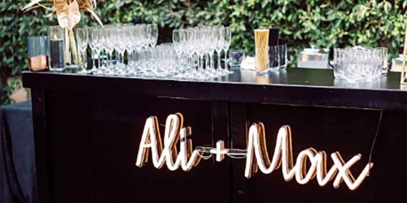 Neon Sign On Greenery Wall | Create A Green Space - Sfuncube