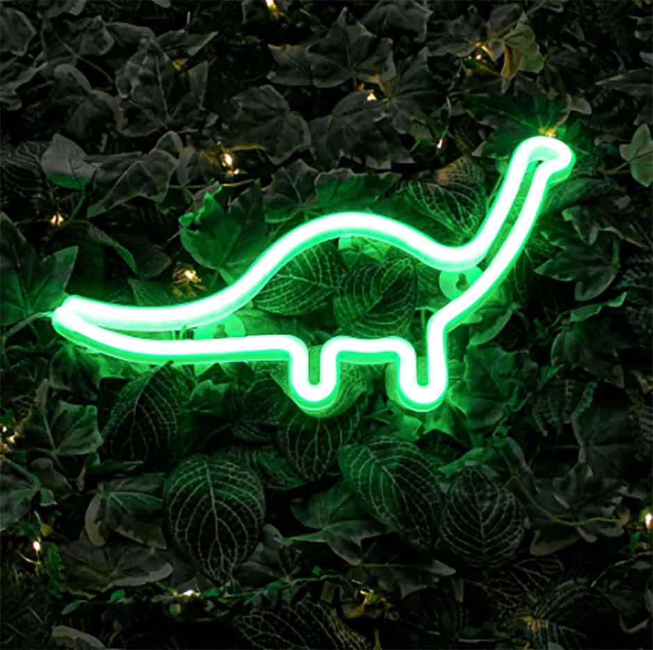 Neon Sign On Greenery Wall | Create A Green Space - Sfuncube